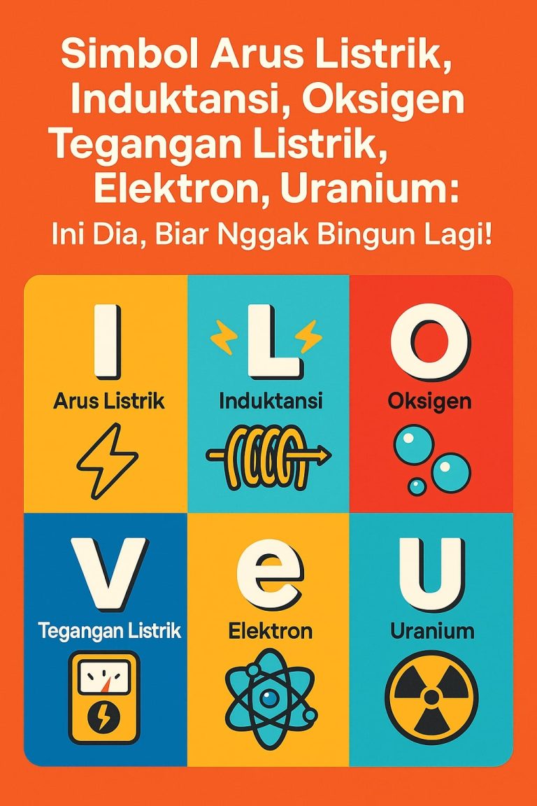 Apa Simbol Arus Listrik Induktansi Oksigen Tegangan Listrik Elektron ...