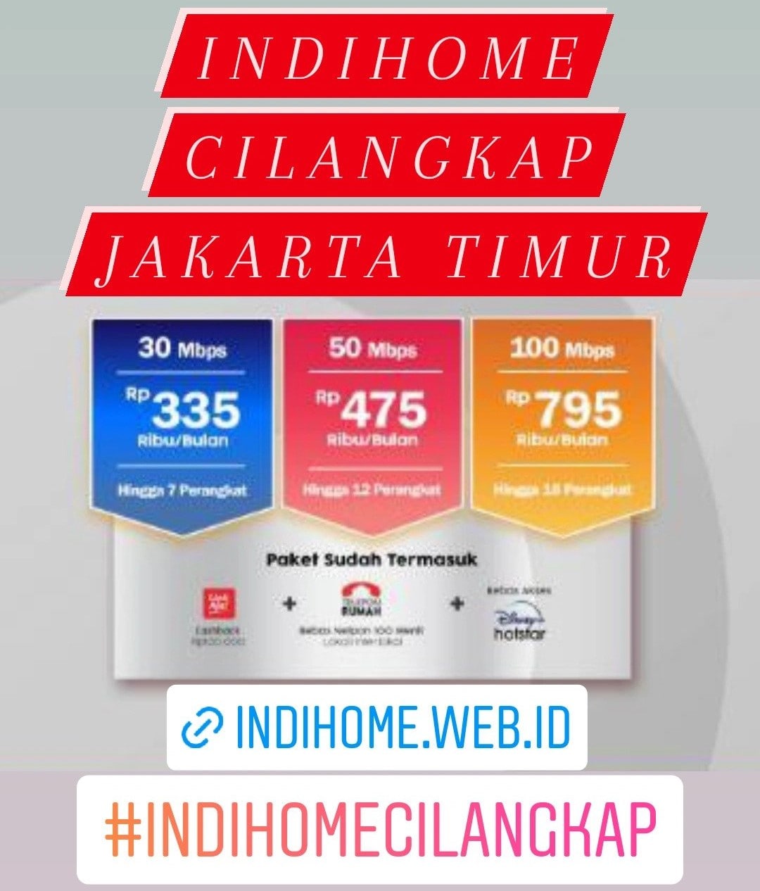 IndiHome Cilangkap | 081213693017 | Sales & Marketing Jakarta Timur