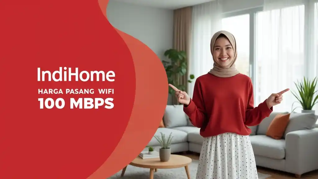 Harga Pasang Wifi IndiHome 100 Mbps + Diskon 70%