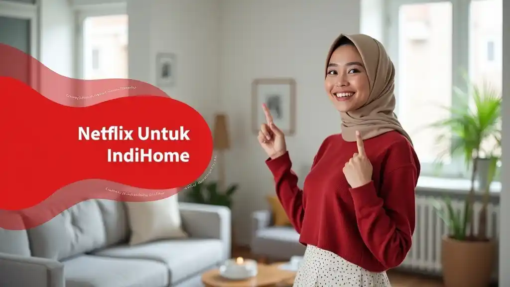Netflix Untuk IndiHome - Rp555.000 70% DISKON pasang